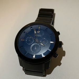 Fossil Accessories | All Black Mens Watch 20mm | Poshmark